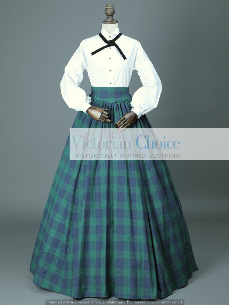 Victorian Dickens Christmas Caroler Dress Country Maid Civil War ...