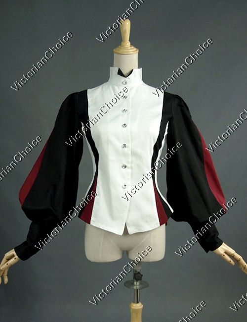 Victorian Edwardian Vintage Pirate Wench Equestrian Riding Shirt Blouse ...