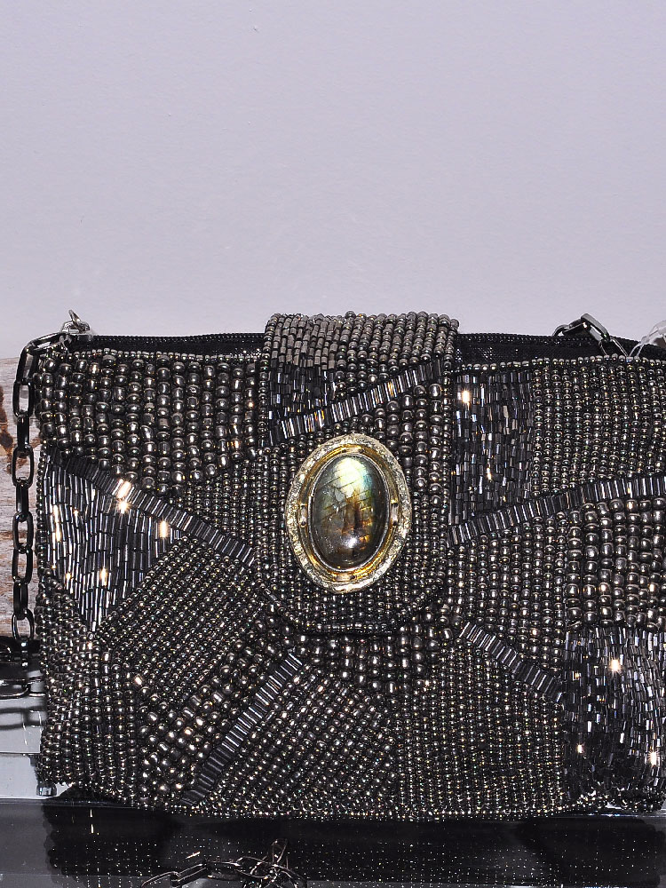 Victorian Edwardian Downton Abbey Vintage Beaded Sequin Bag Clutch ...