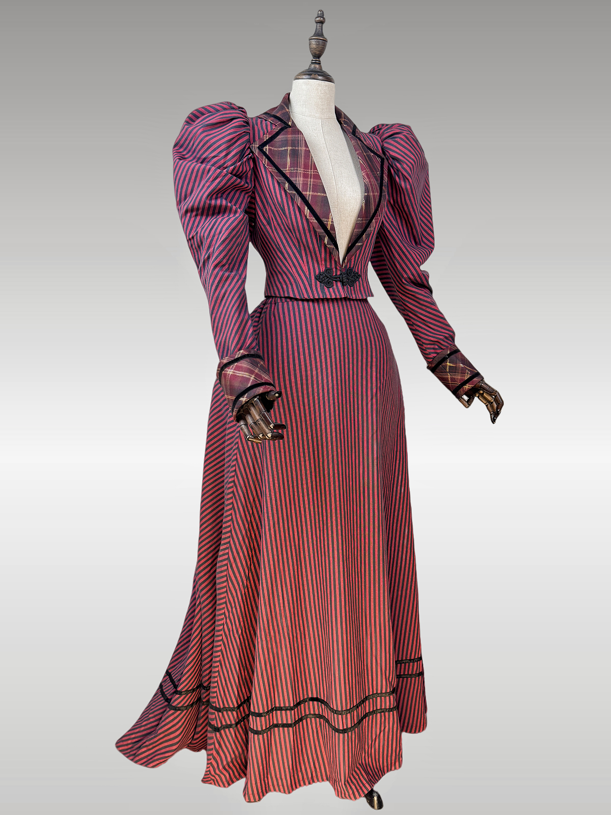 Victorian Edwardian Period Dress 1890s 1900s Vintage 2PC Downton Abbey ...