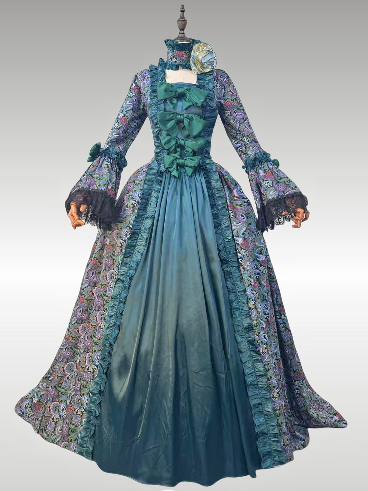 Renaissance Queen Marie Antoinette Rococo Dress Georgian 18th Century ...