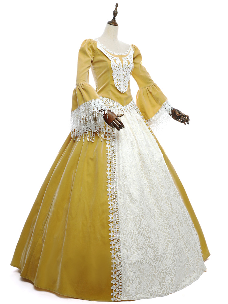 Renaissance Fair Marie Antoinette Georgian Style Dress Velvet Royal ...