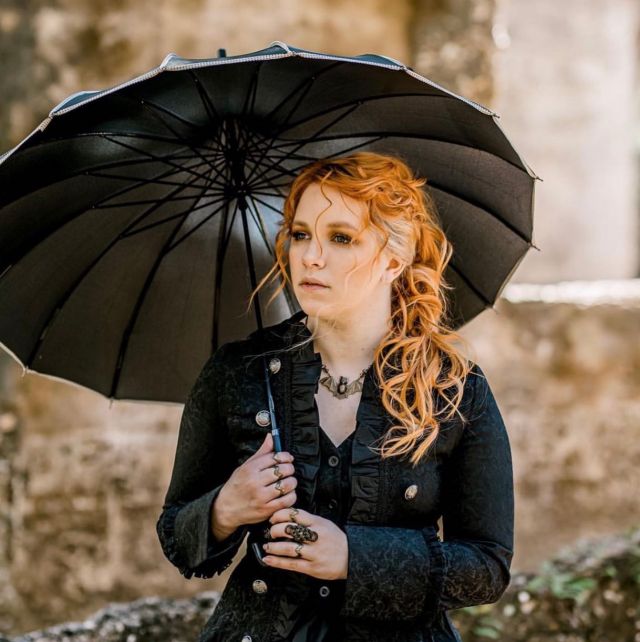 Renaissance Fair Gothic Fantasy Brocade Dress Ball Gown Punk Theatrical ...